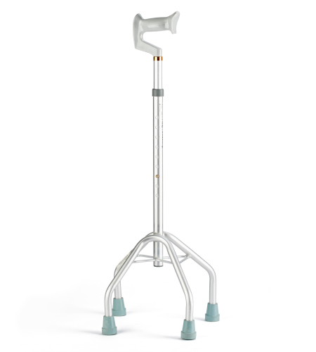 Canne de marche quadripode en aluminium